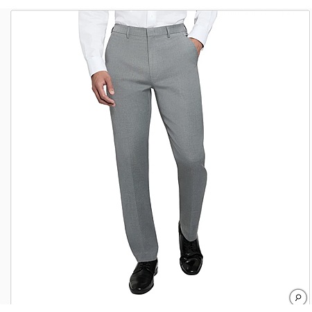 Calvin Klein Men's Dress Pant $21.99 Gray 30 x 32 Free Shipping Costco ...