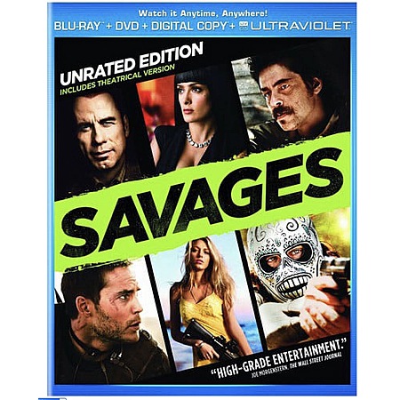 Savages Blu Ray + DVD + Digital $7.47 Walmart.com - 2026-06-14