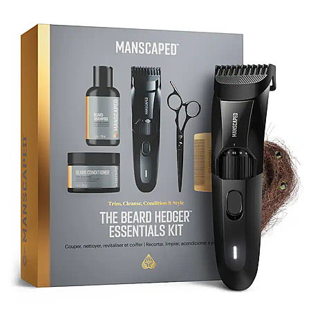 Manscaped - The Beard Hedger Essentials Kit SkinSafe Rechargeable Wet ...