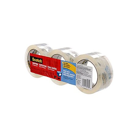3M Scotch Packing Tape, Clear (3-roll pack) $6.99 - 2025-09-23