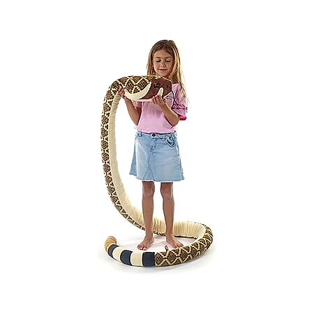 Wild Republic Snakes, Super Jumbo Western Diamondback Snake Plush ...