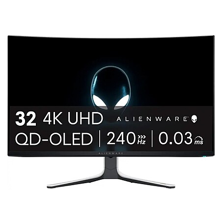 Alienware - AW3225QF 31.6" QD-OLED Curved 4K UHD 240Hz .03-ms G-SYNC ...