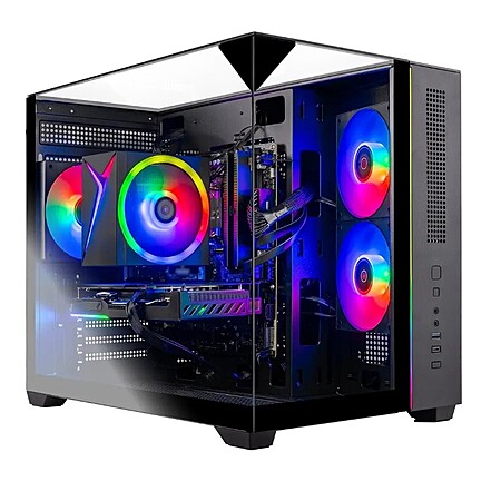 Skytech Gaming CRYSTAL Gaming Desktop: i5-14400F, RX 9060XT 8GB, 16GB ...