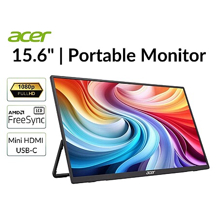 Acer Portable Monitor 15.6" Full HD IPS 1920x1080 60Hz 5ms 300Nit ...