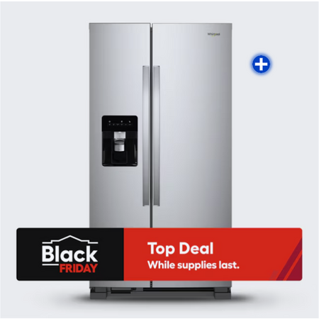 Whirlpool 24 6 Cu Ft Side By Side Refrigerator