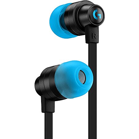 Logitech G333 Gaming Earphones w/ Mic, Dual Audio Drivers & USB-C ...