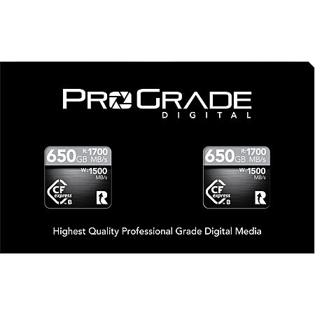 Prograde Cobalt 650GB 2 pack CF express type b cards $799 - 2023-05-15