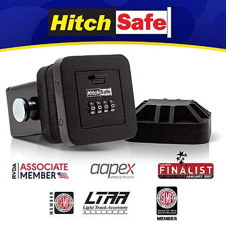 HitchSafe HS7000 Key Vault | Hidden Trailer Hitch Safe for Secure Key ...
