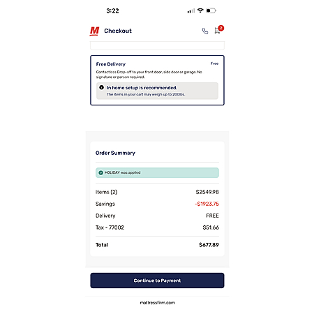 Serta Classic Blissville 12.5” Firm Mattress – from $288 w/PROMO CODE ...