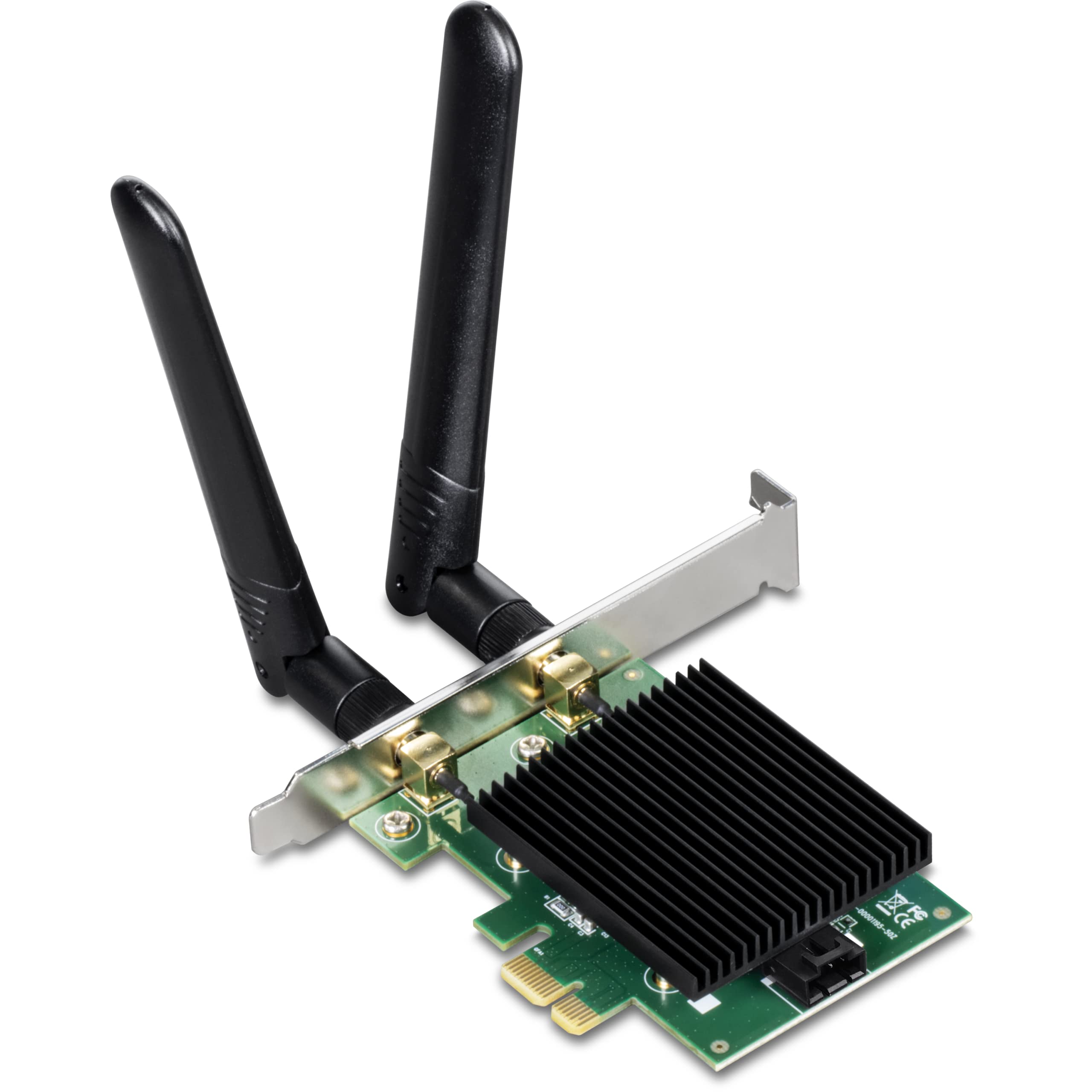 TRENDnet AX3000 Wireless Dual Band & WiFi 6 PCIe Adapter, Bluetooth 5.2 Class 2, 2401 Mbps ...