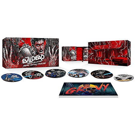 The Evil Dead: Groovy Collection (4K UHD + Blu-ray + Digital) $44.99 ...