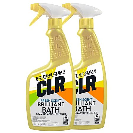2-Pack 26-Oz. CLR Brilliant Bath Foaming Bathroom Cleaner Spray $7.98 ...