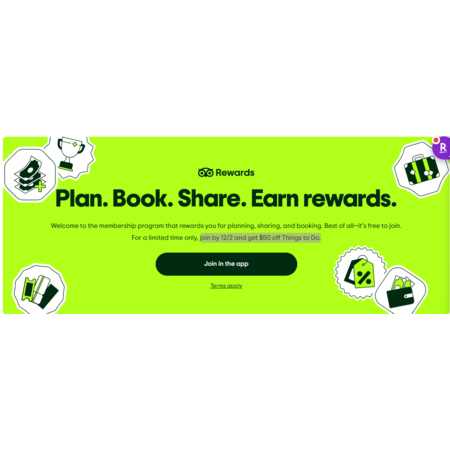 $50 Dollars off Things To Do with $1 minimum spend - 2025-12-02