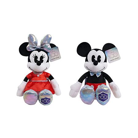 17" Disney 100 Years of Wonder Minnie Mouse or Mickey Mouse Plush Toys ...