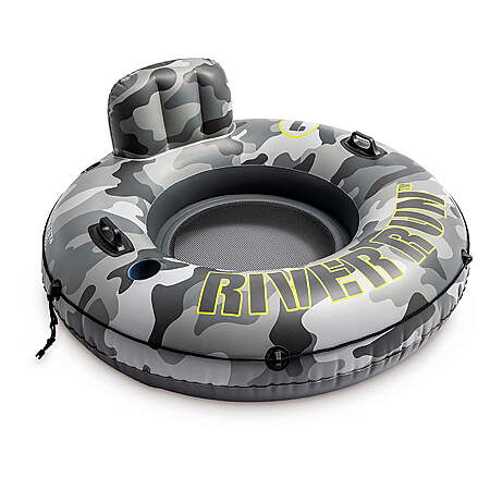 53" Intex River Run Inflatable Pool Float w/ Cup Holder (Camo) $16 ...