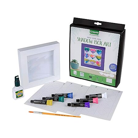 13-Piece Crayola DIY Shadow Box Art Kit $7.99 + Free Shipping w/ Prime ...