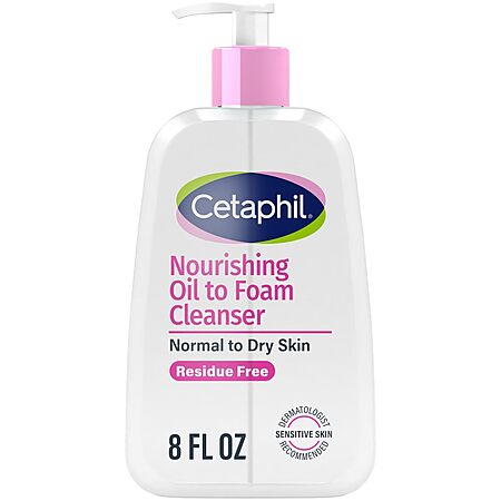 8-Oz Cetaphil Nourishing Oil to Foam Facial Cleanser $6.54 w/ S&S ...