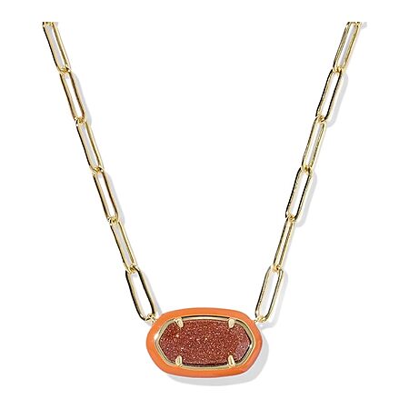 Kendra Scott Elisa Enamel Frame Paperclip Necklace $32 + Free Shipping ...
