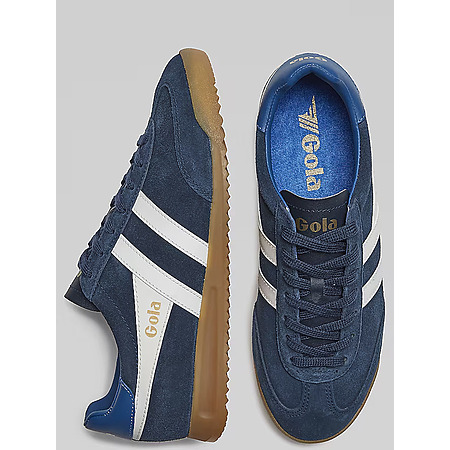 Gola Men's Torpedo Suede T-Toe Sneakers (Navy & Black) - 2026-05-28