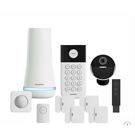 SimpliSafe Home Security Kit, 10-piece - $129.99