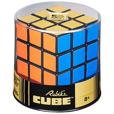 Rubik’s Cube, Retro 50th Anniversary Edition 3x3 Color-Matching Puzzle ...