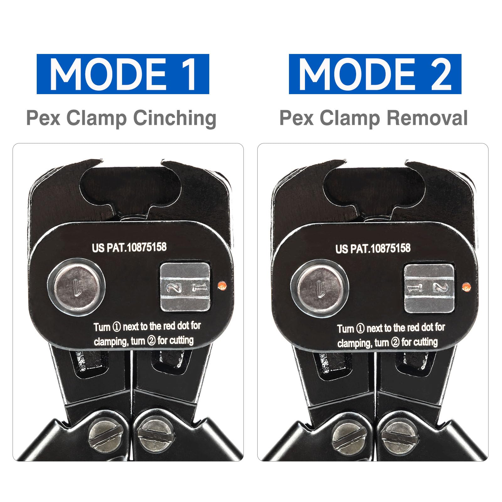 iCrimp PEX Clamp Tool Kit for 3/8-in, 1/2-in, 3/4-in, 1-in PEX Clamp ...