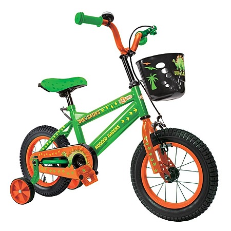 12" of 16" Rugged Racers Children's Bike (Dinosaurs or Princess) $39.99 ...