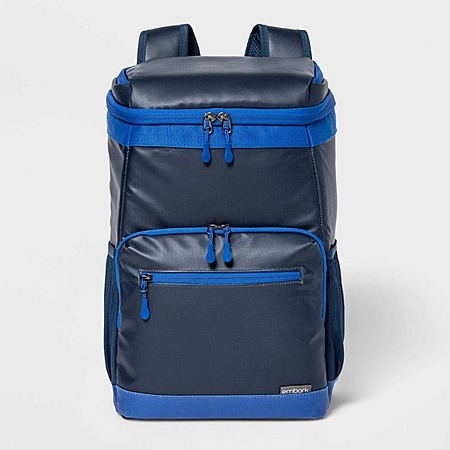 Embark Soft Sided Backpack Cooler Bag 18QT 24-Can Cooler (Navy only) $9 ...
