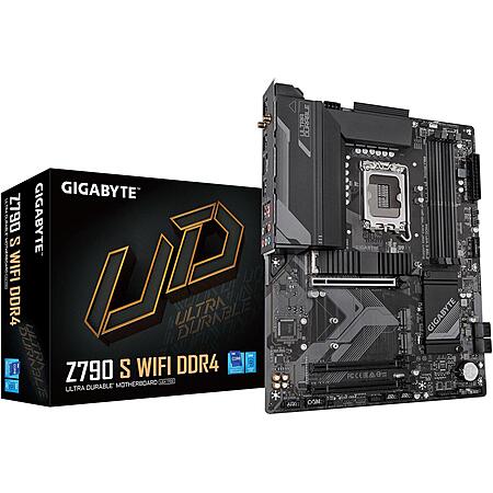 GIGABYTE Z790 S WIFI DDR4 LGA 1700 Intel Z790 ATX Motherboard + Corsair ...