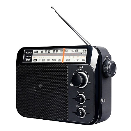 Retekess TR604 AM FM Portable Radio, Battery Operated High/Low Tone ...
