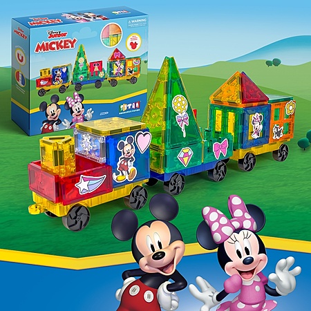 Disney Mickey Mouse Magnetic Tiles Kit + Minnie + Frozen 50% off $16.14 ...