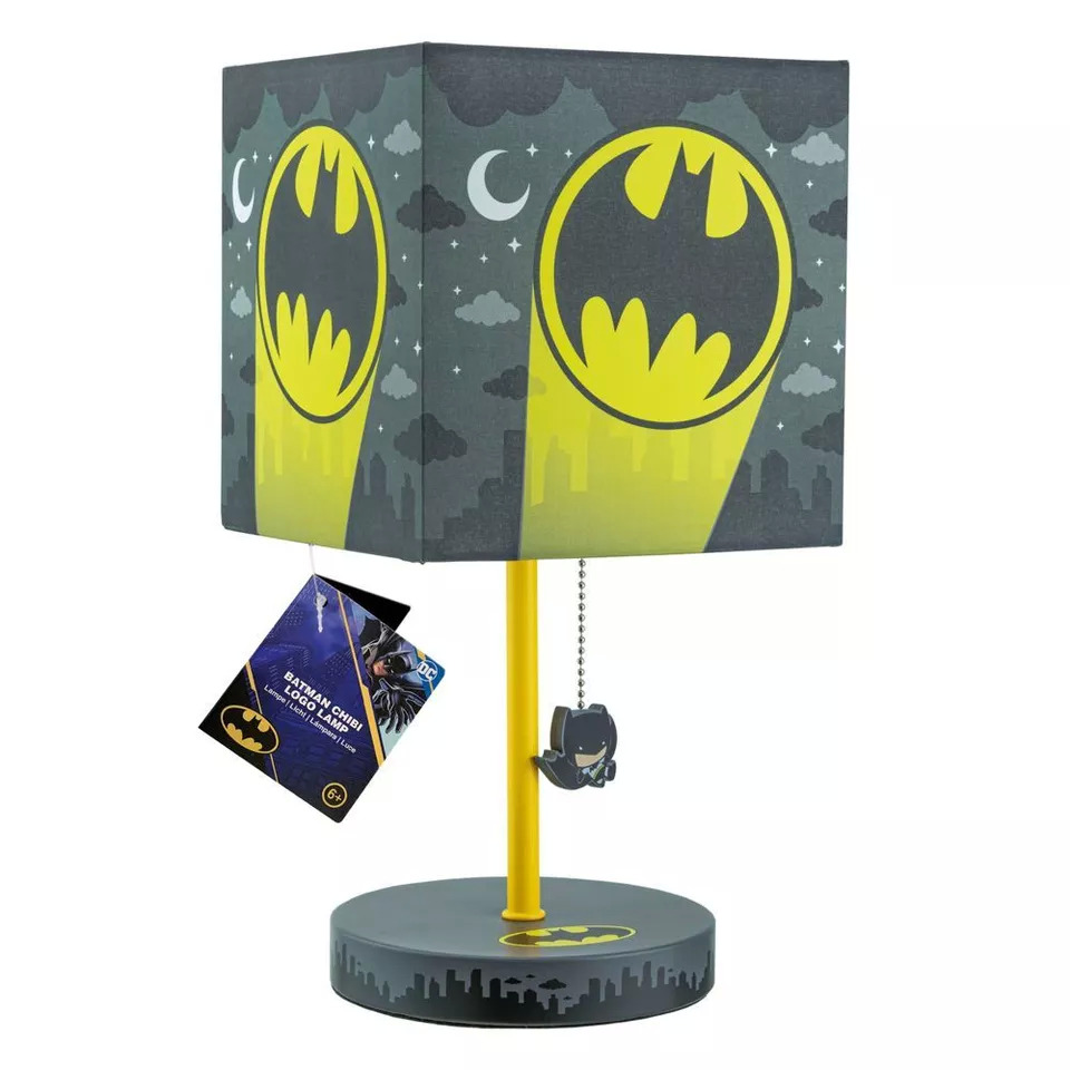 14" DC Comics Batman Bat Signal Desk Table Lamp $16 + Free Shipping