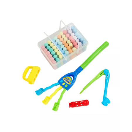 Sizzlin Cool Kids' Summer Toy Sets: 60-Piece Jumbo Sidewalk Chalk, 20 ...