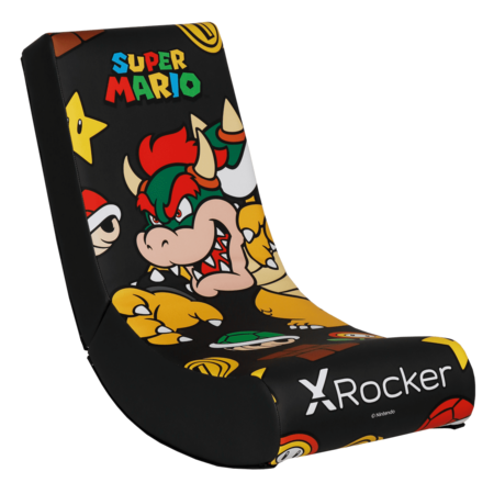 X Rocker Kids' Super Mario Power-Up Gaming Floor Rocker (Bowser, Luigi ...