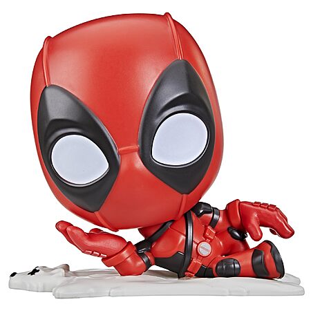 5" Marvel Motormouth Deadpool Toy w/ Lights, Sound Effects & 50 ...