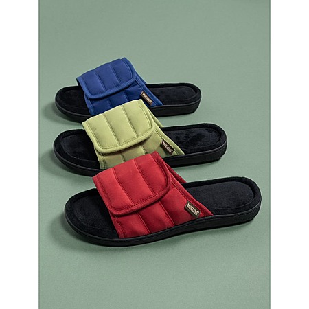 MUK LUKS Men's Adjustable Slide Slippers (Various Colors) - 2025-09-11