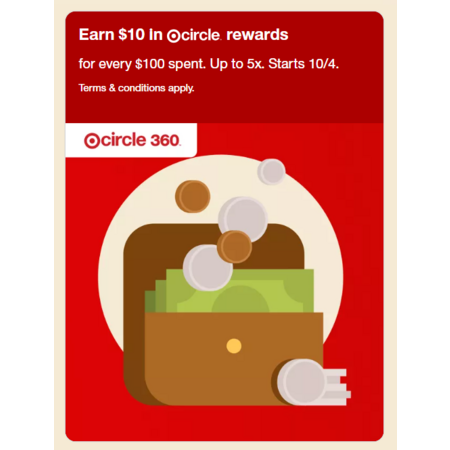 Target Circle 360 Members: Every Qualifying $100+ Purchase Will Earn ...