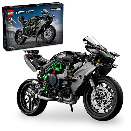 643-Piece LEGO Technic Kawasaki Ninja Motorcycle Building Set (42170 ...