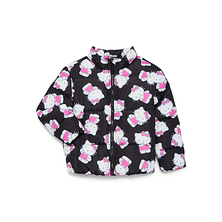 Boys' & Girls' Character Puffer Jacket: Hello Kitty, Stitch, Minecraft ...