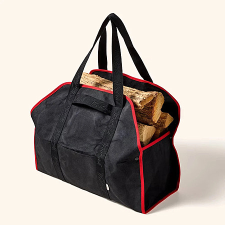Woolrich x Target Waxed Canvas Log Carrier (Black/Red) $17.99 + Free ...