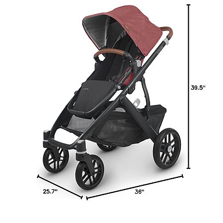 UPPAbaby Vista V2 Stroller, Convertible Single to Double, Includes ...