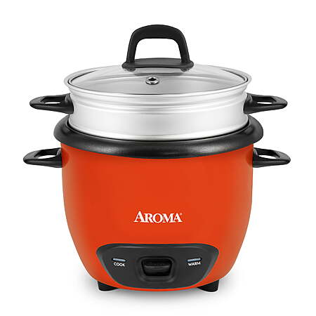 6-Cup Aroma Electric Rice Cooker: Green $15.50 or Orange - 2025-09-25