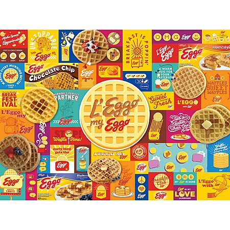 1000-Piece Kellogg's Leggo My Eggo Jigsaw Puzzle $5.49 + Free Shipping ...