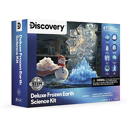 Discovery Deluxe Frozen Earth Science Kit w/ 67 Experiments - 2026-02-09