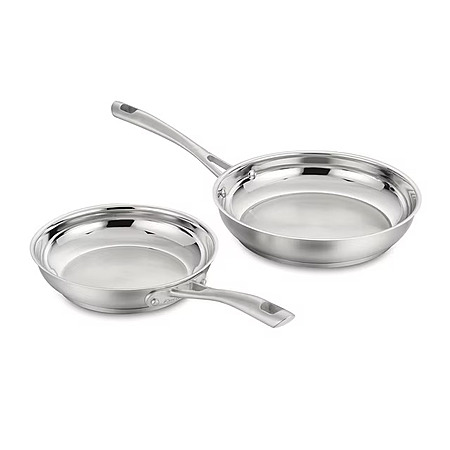 Sam's Club Members: Cuisinart 2-Piece Stainless Steel 8” & 10” Skillet ...