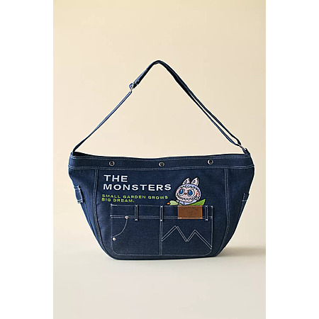 POP MART The Monsters Labubu Denim Messenger Bag $17.99, More + Free ...