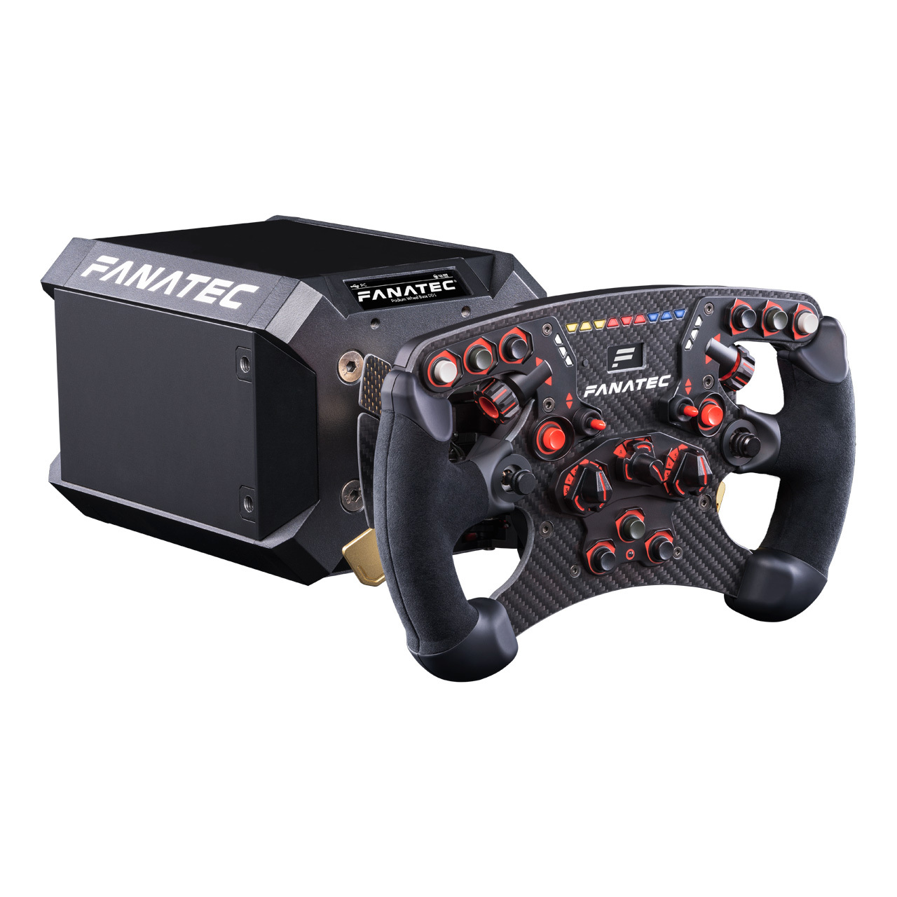 FANATEC Podium Wheel Base DD1 + ClubSport Steering Wheel Formula V2.5 X ...