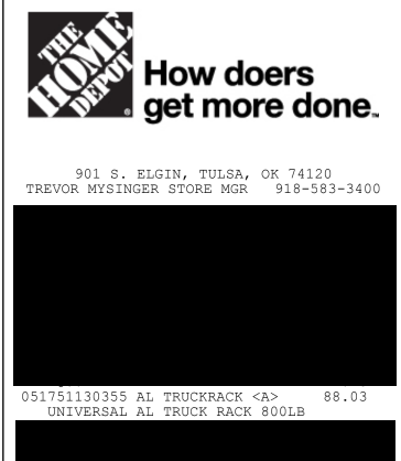 WERNER 800 lbs. Load Capacity Aluminum Universal Truck Ladder Rack ...