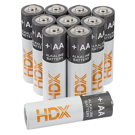 HDX Alkaline AA Battery (20-Pack) $9.63