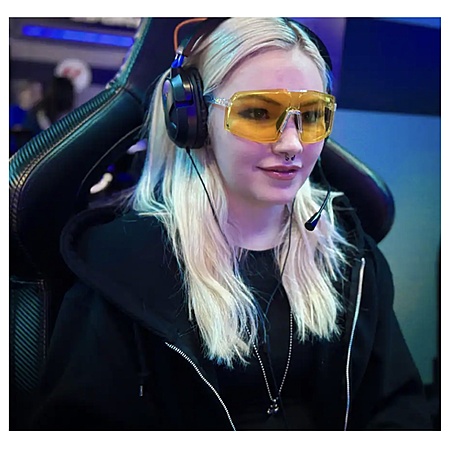 Kreedom - Phoenix Shield Gaming Glasses with Microfiber Case - Gloss ...